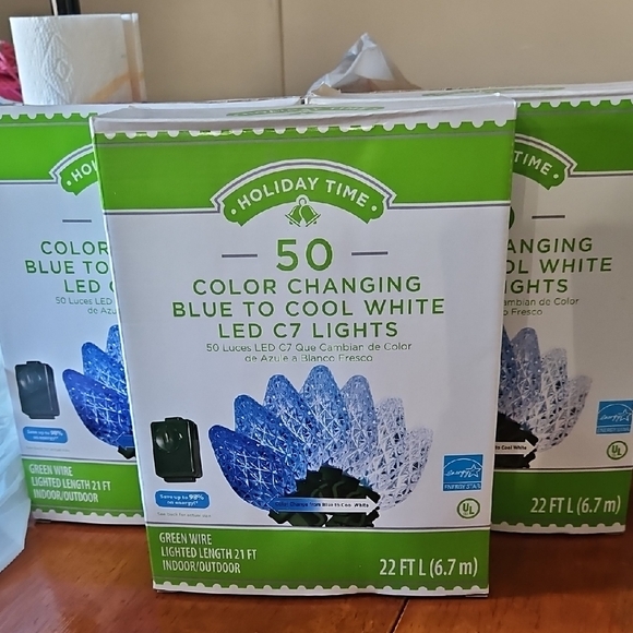 Holiday Time | Holiday | 3 Boxes Of Holiday Time Color Changing Led C7 ...